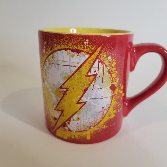 DC Comics | Dining | Dc Comics The Flash Logo Ceramic Coffee Mug ...